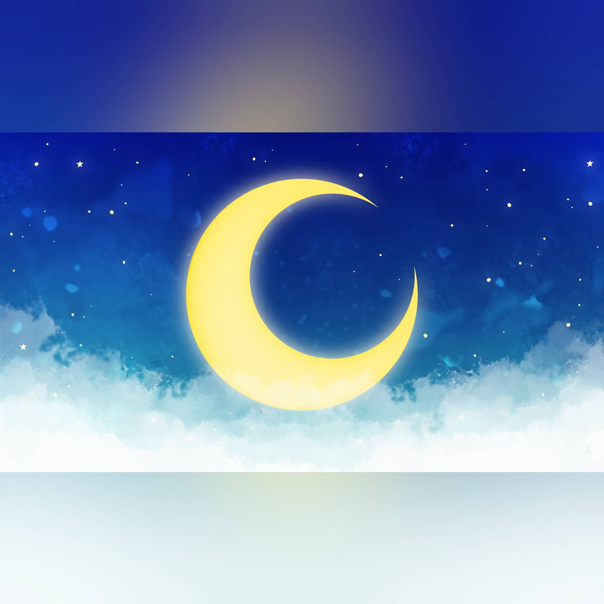 三日月と夜空の背景7種 スコマド
