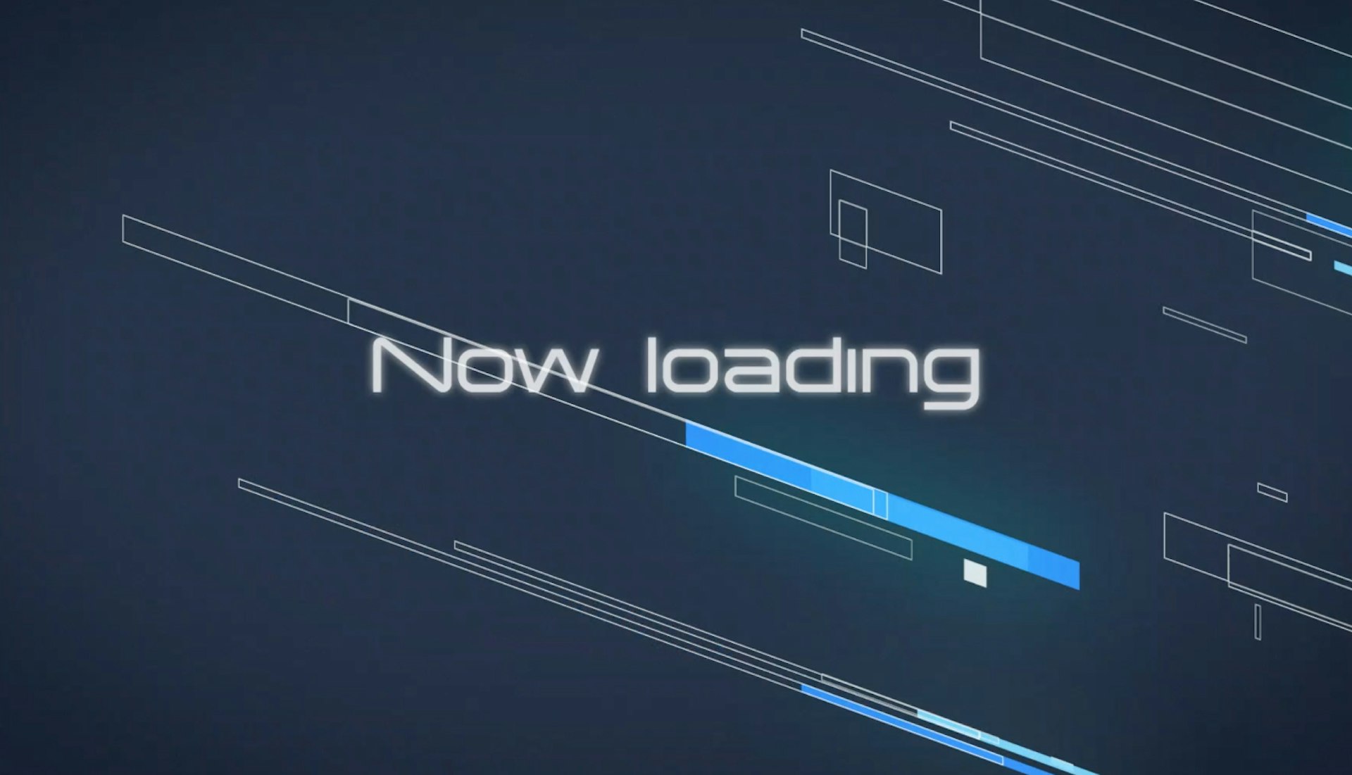 【動く待機画面素材】サイバーなローディング画面【mp4】-スコマド